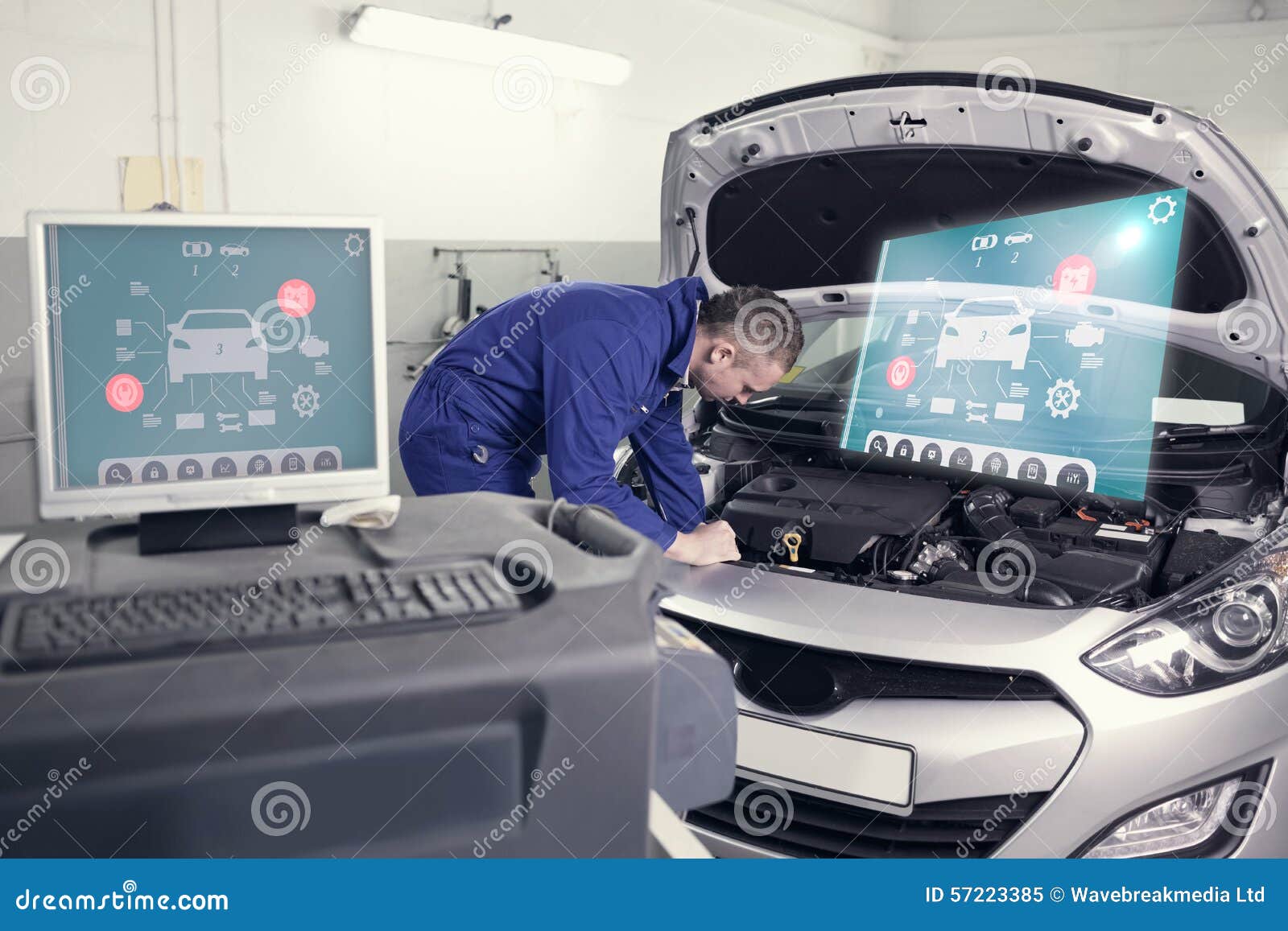 Composite Image of Engineering Interface Stock Image - Image of graphic ...