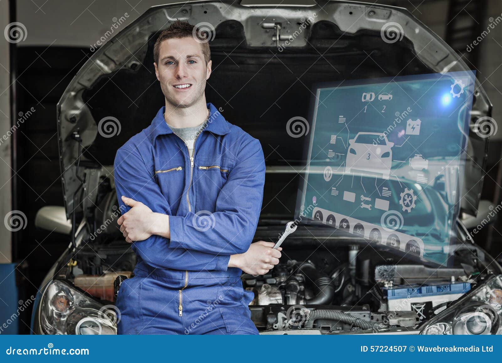 Composite Image of Engineering Interface Stock Image - Image of ...