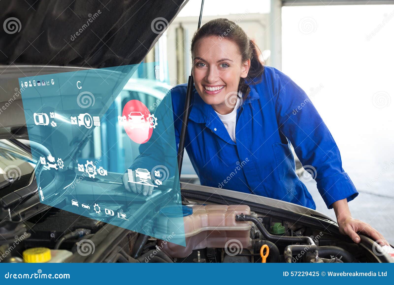 Composite Image of Engineering Interface Stock Image - Image of ...