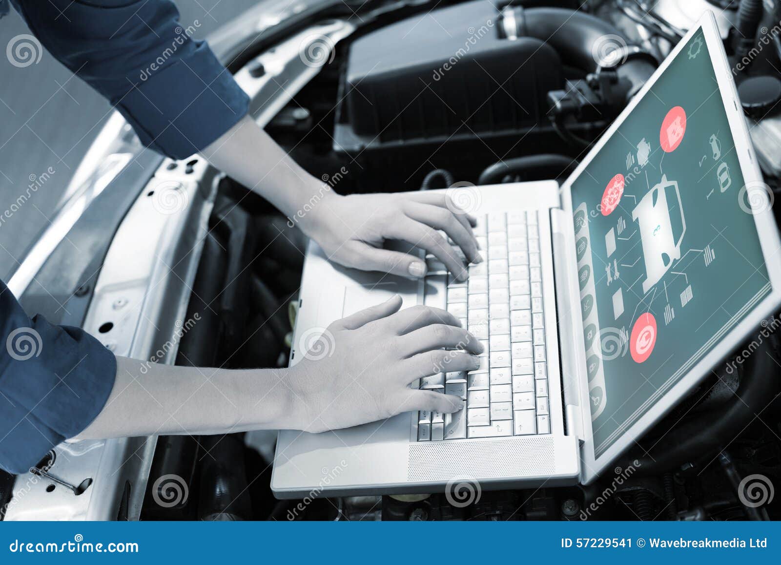 Composite Image of Engineering Interface Stock Image - Image of battery ...