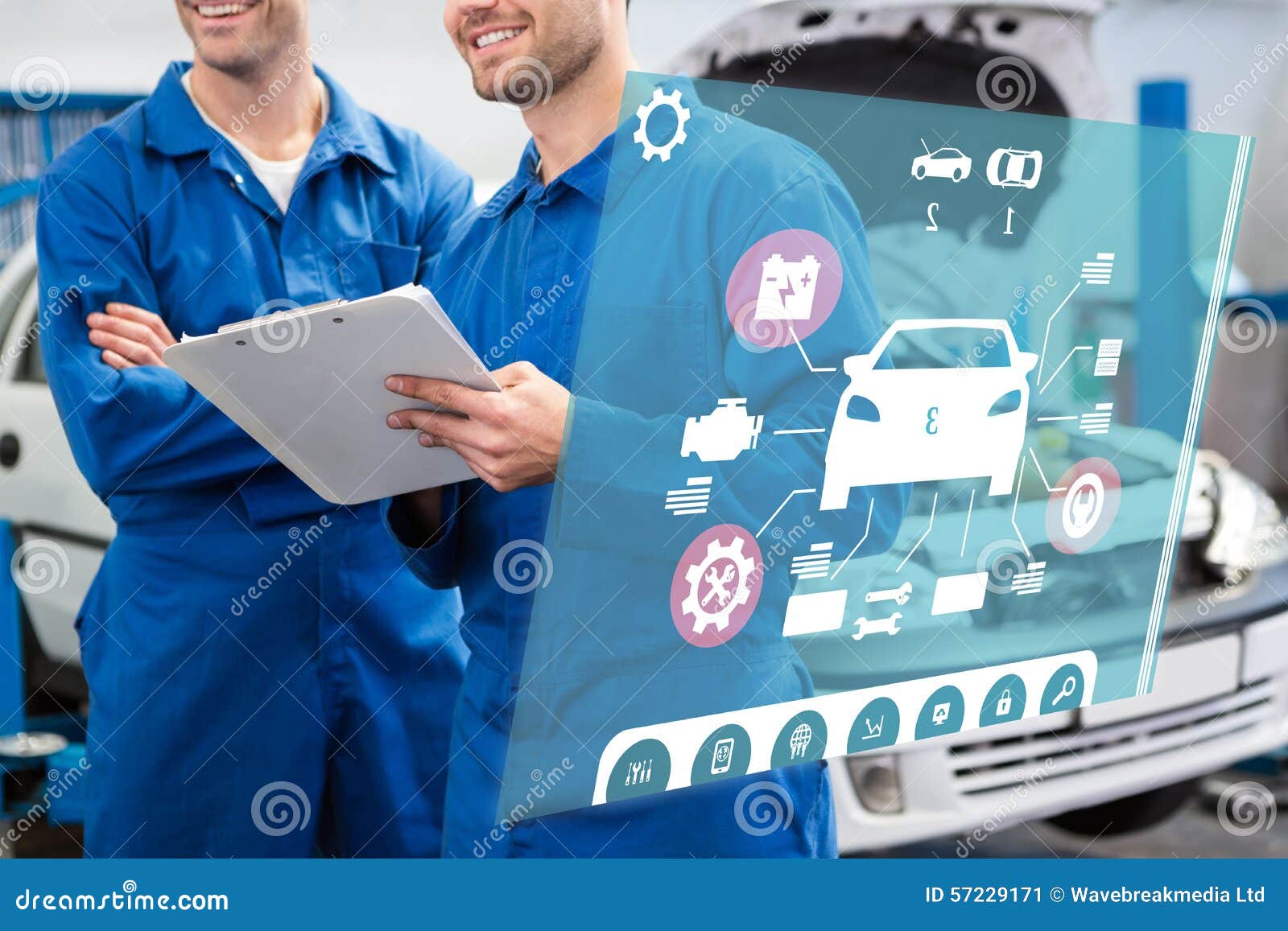 Composite Image of Engineering Interface Stock Image - Image of ...