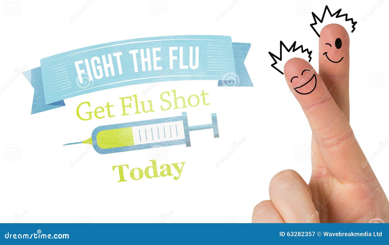 Composite Image of Finger Characters Stock Illustration - Illustration ...