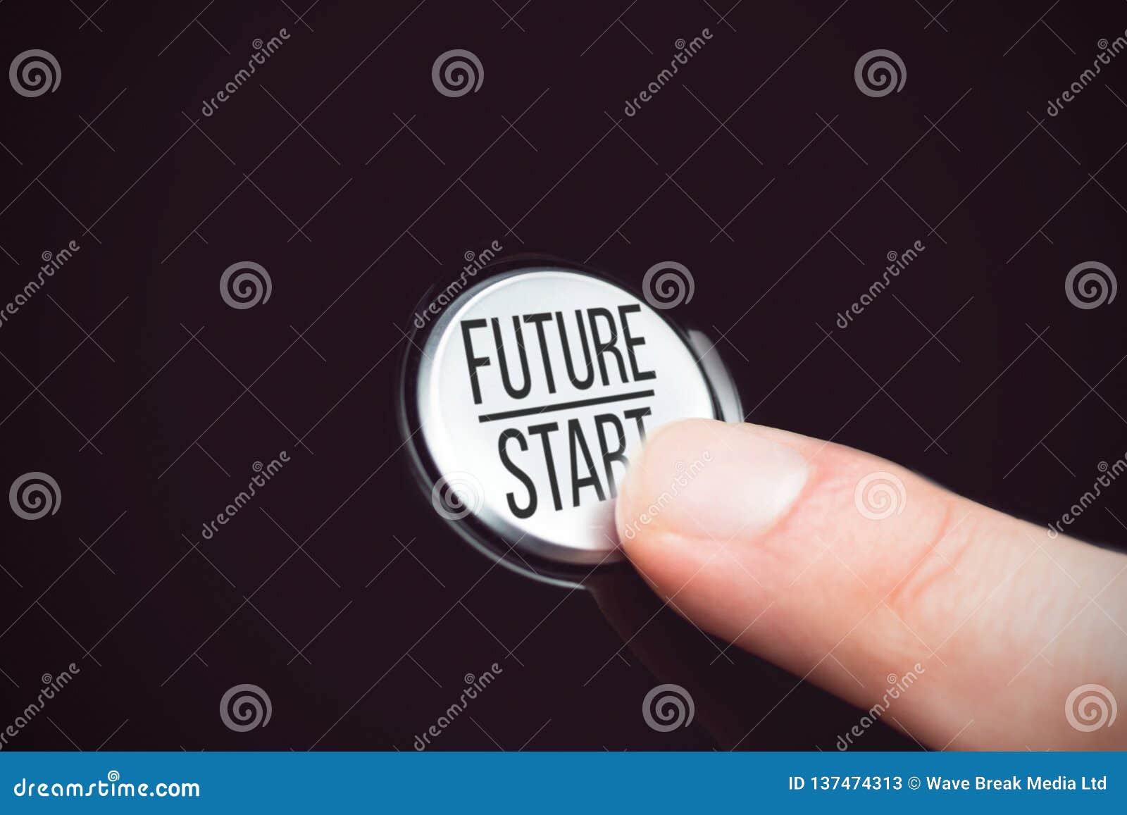 Composite Image of Future Start in Capital Letter Stock Image - Image ...