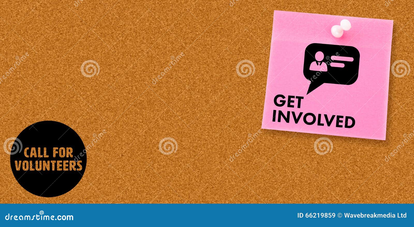 Composite Image of Get Involved Stock Illustration - Illustration of ...