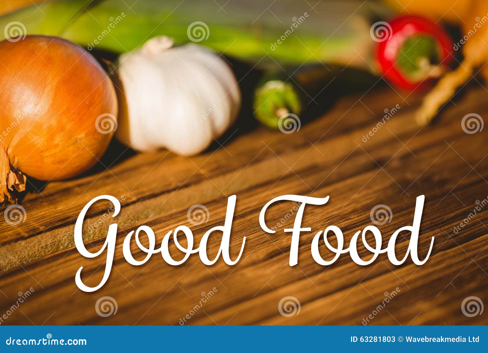 Composite Image of Good Food Stock Illustration - Illustration of chili ...