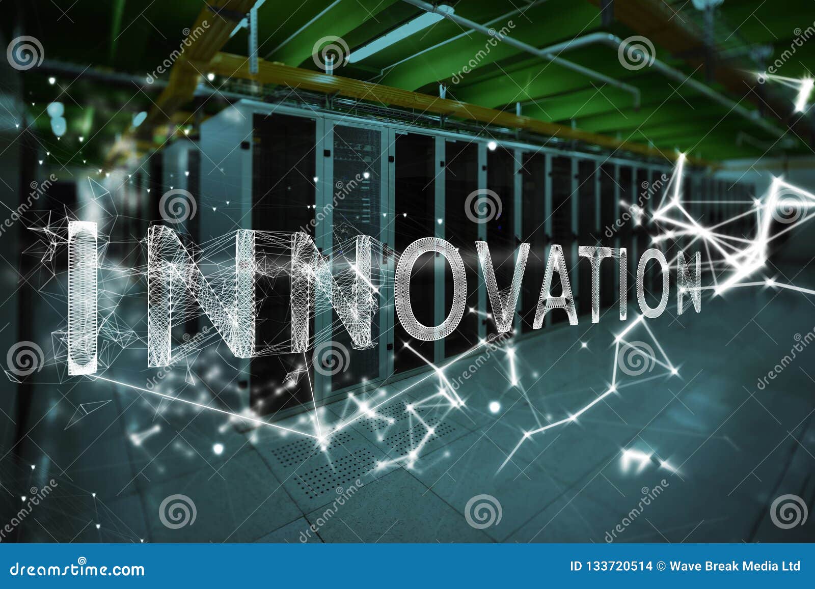 Composite Image of Graphic Image of Innovation Text Stock Photo - Image ...