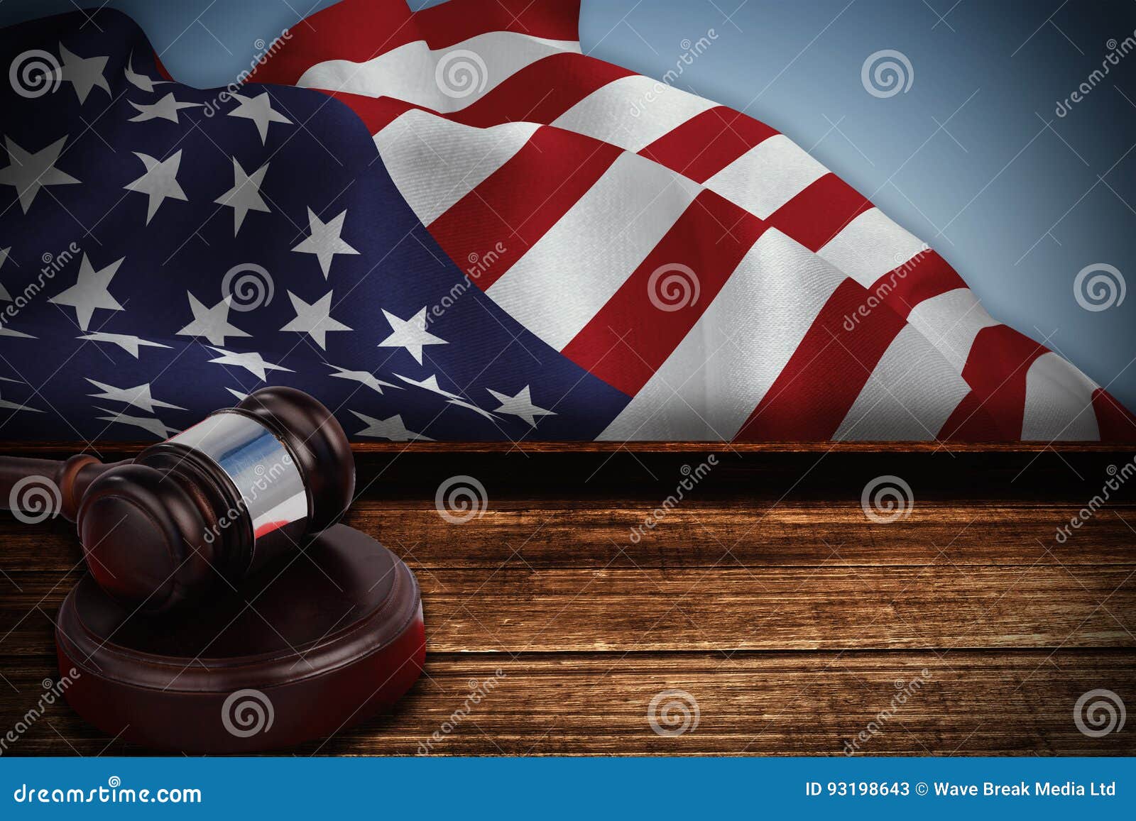 Composite Image of Hammer and Gavel Stock Illustration - Illustration ...