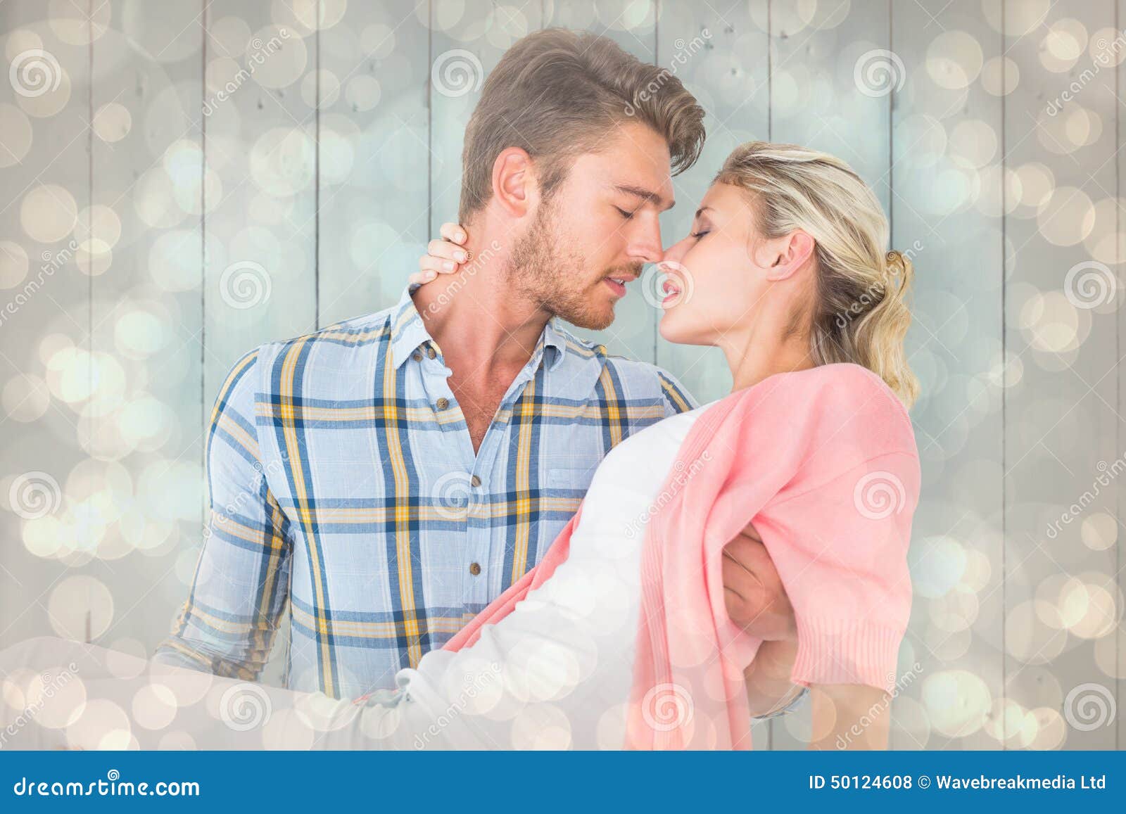 Composite Image of Handsome Man Picking Up and Hugging His Girlfriend ...