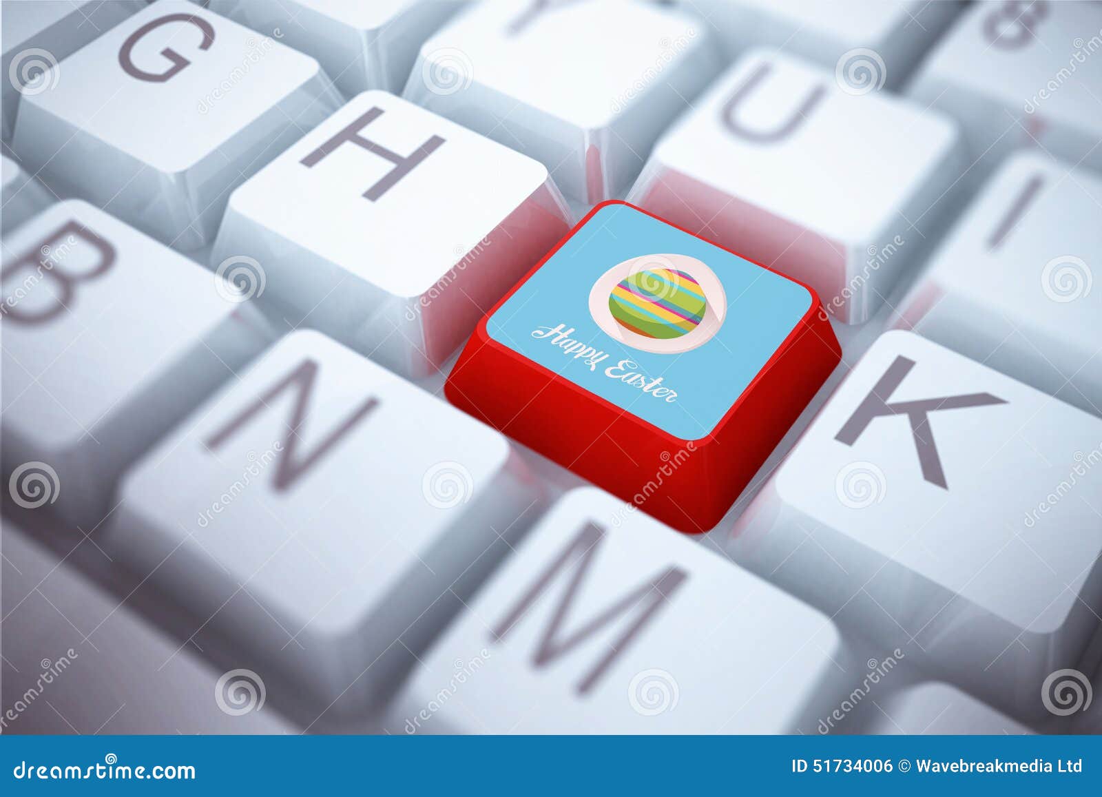 A Composite Image of Happy Easter Stock Illustration - Illustration of ...