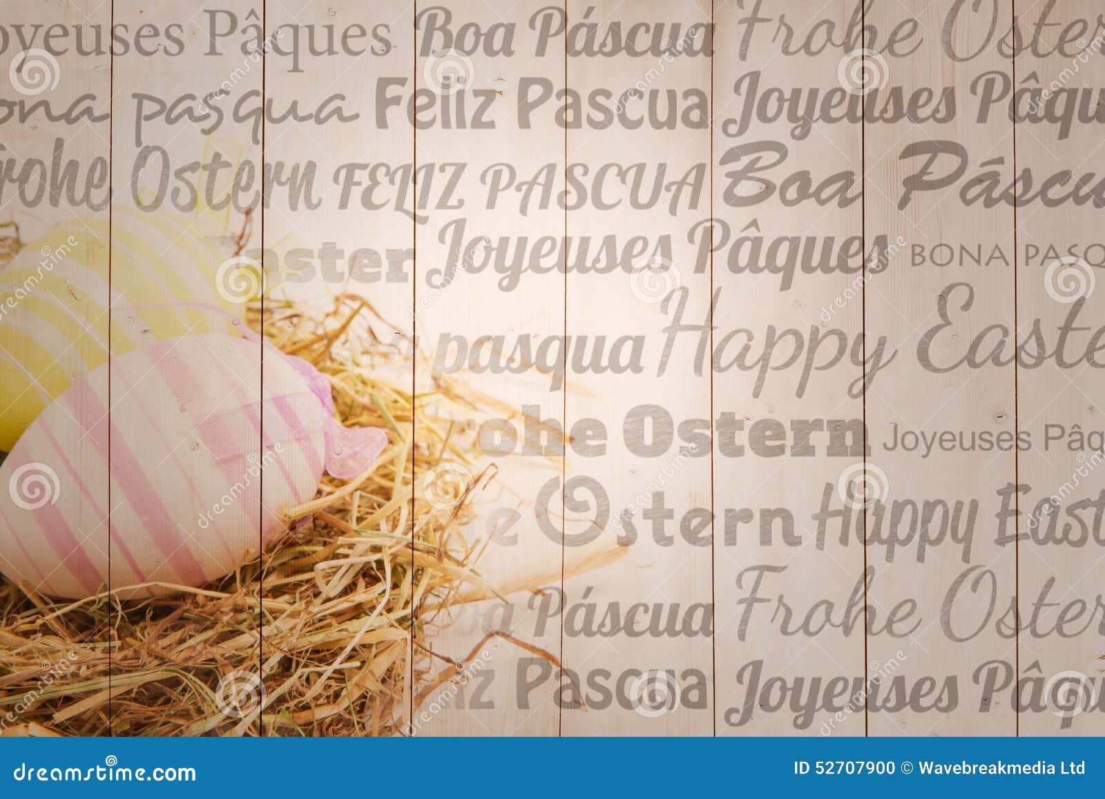 Composite Image of Happy Easter in Different Languages Stock Photo ...