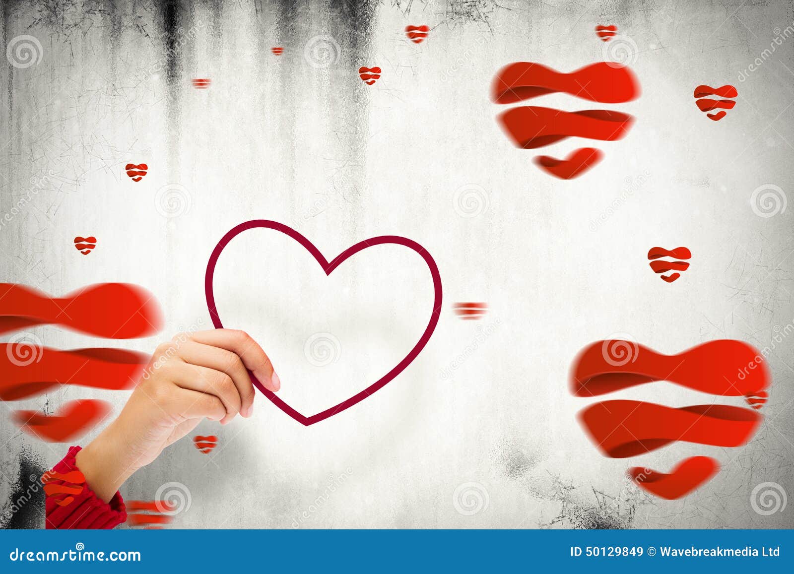 A composite image of heart stock illustration. Illustration of copy ...