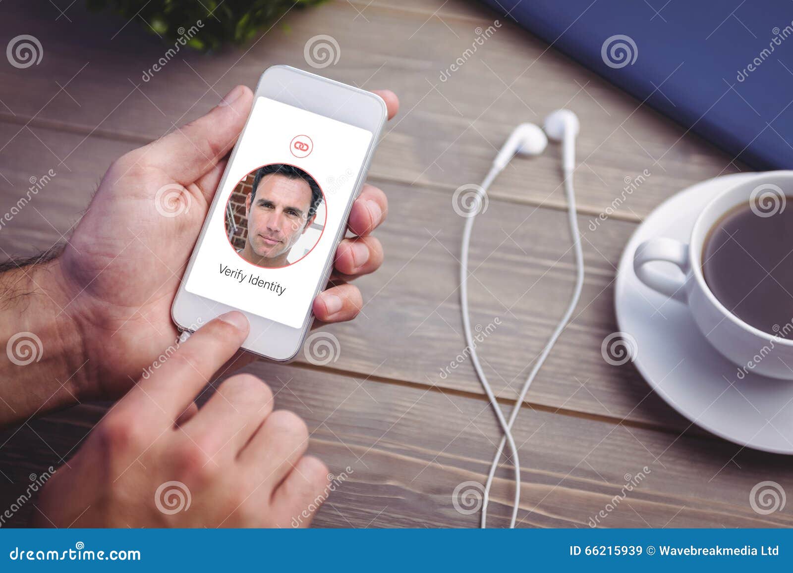 Composite Image of Identification on Interface Stock Image - Image of ...