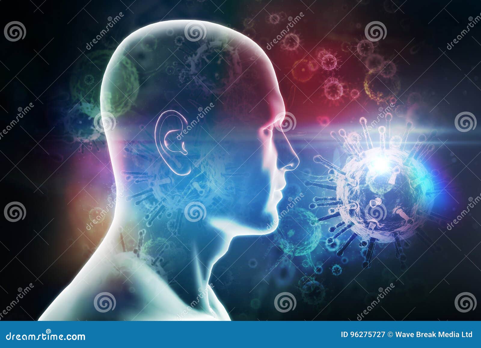 Composite Image of Illustrative Image of Human Representation Stock ...