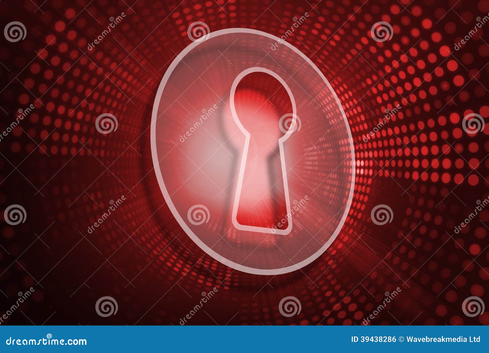 Composite image of keyhole stock illustration. Illustration of ...