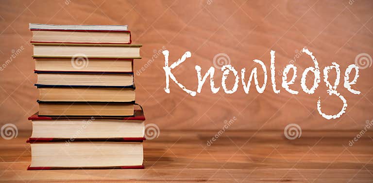 Composite Image of Knowledge Text Against White Background Stock ...