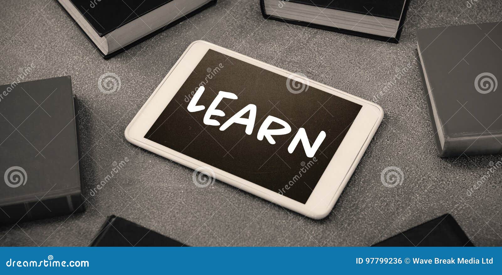 Composite Image of Learn Text on White Background Stock Photo - Image ...