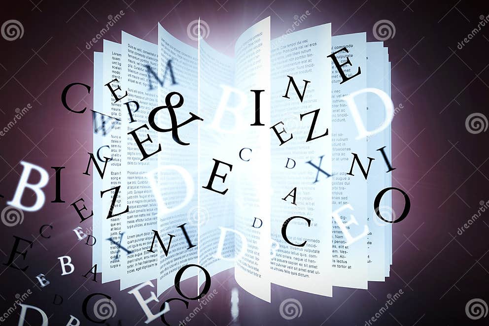 Composite image of letters stock illustration. Illustration of alphabet ...