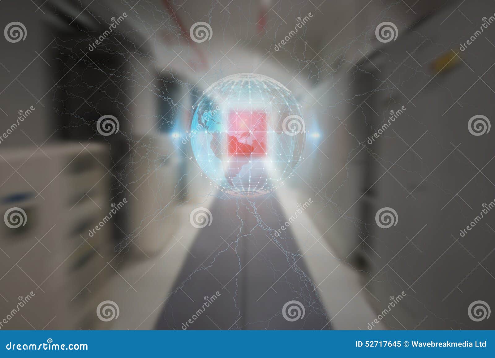 Composite Image of Lightning Bolt Stock Illustration - Illustration of ...