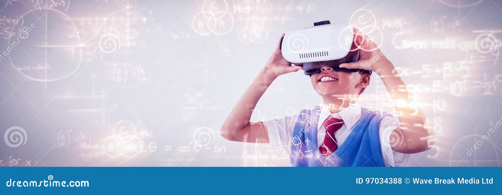 Composite Image of Mathematical Equations Solved on Blackboard Stock ...