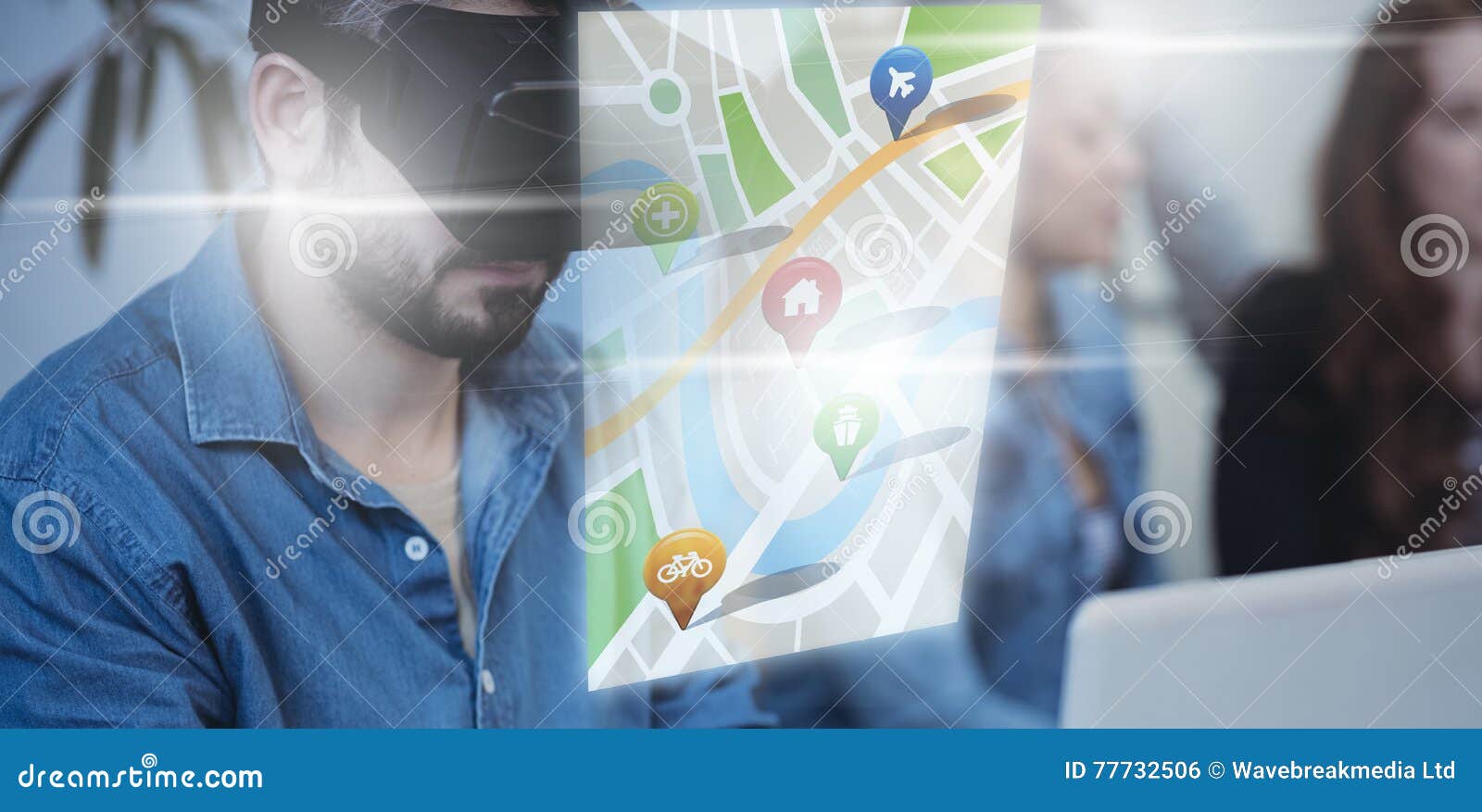 Composite Image of Navigation Pointers with Various Representations on ...