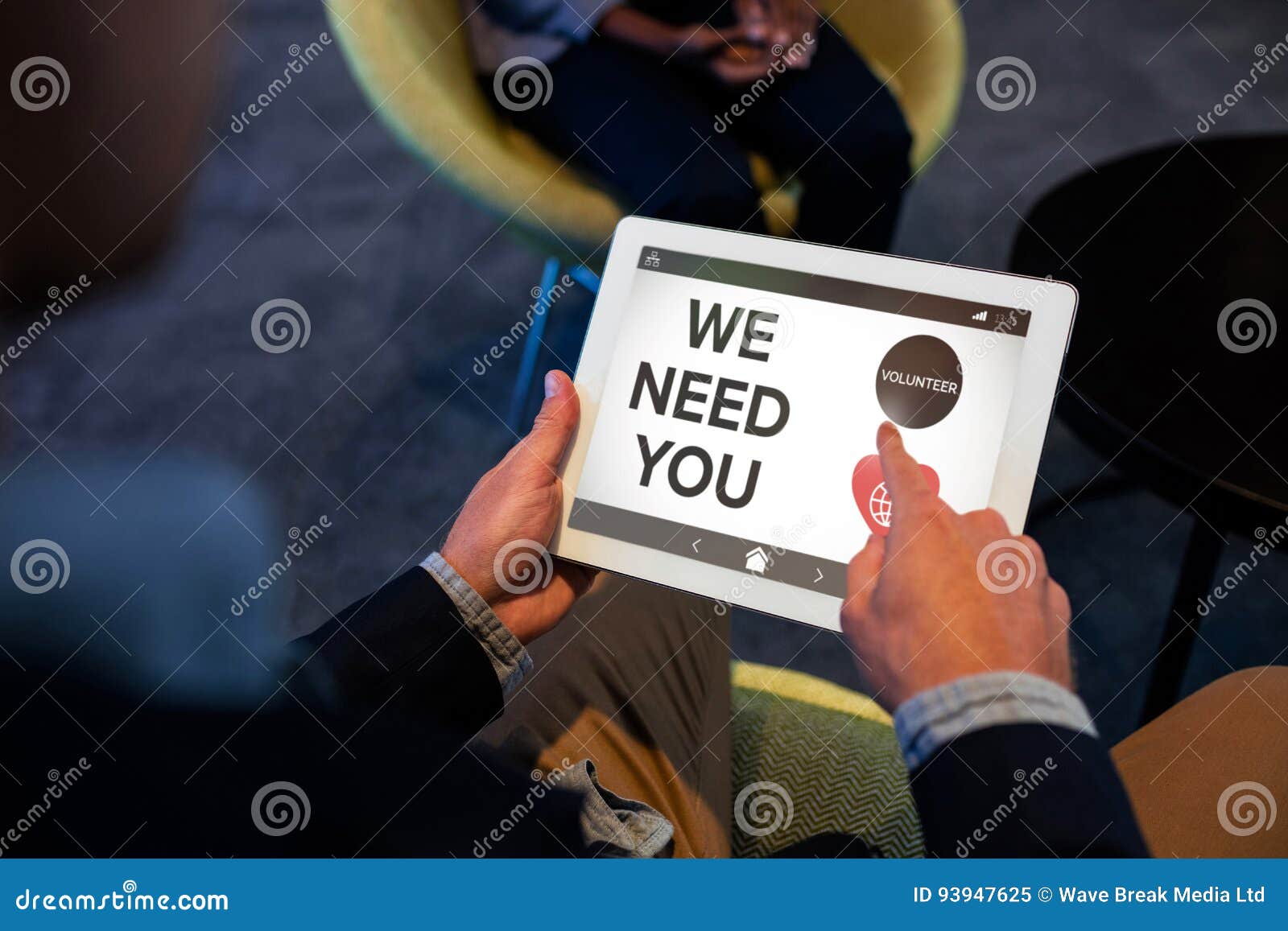 Composite Image of we Need You Text with Icons on Screen Stock Image ...