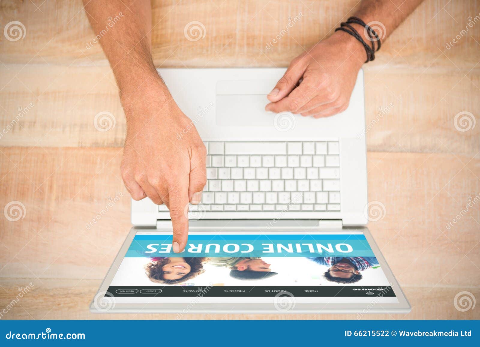 Composite Image of Online Courses Interface Stock Photo - Image of ...