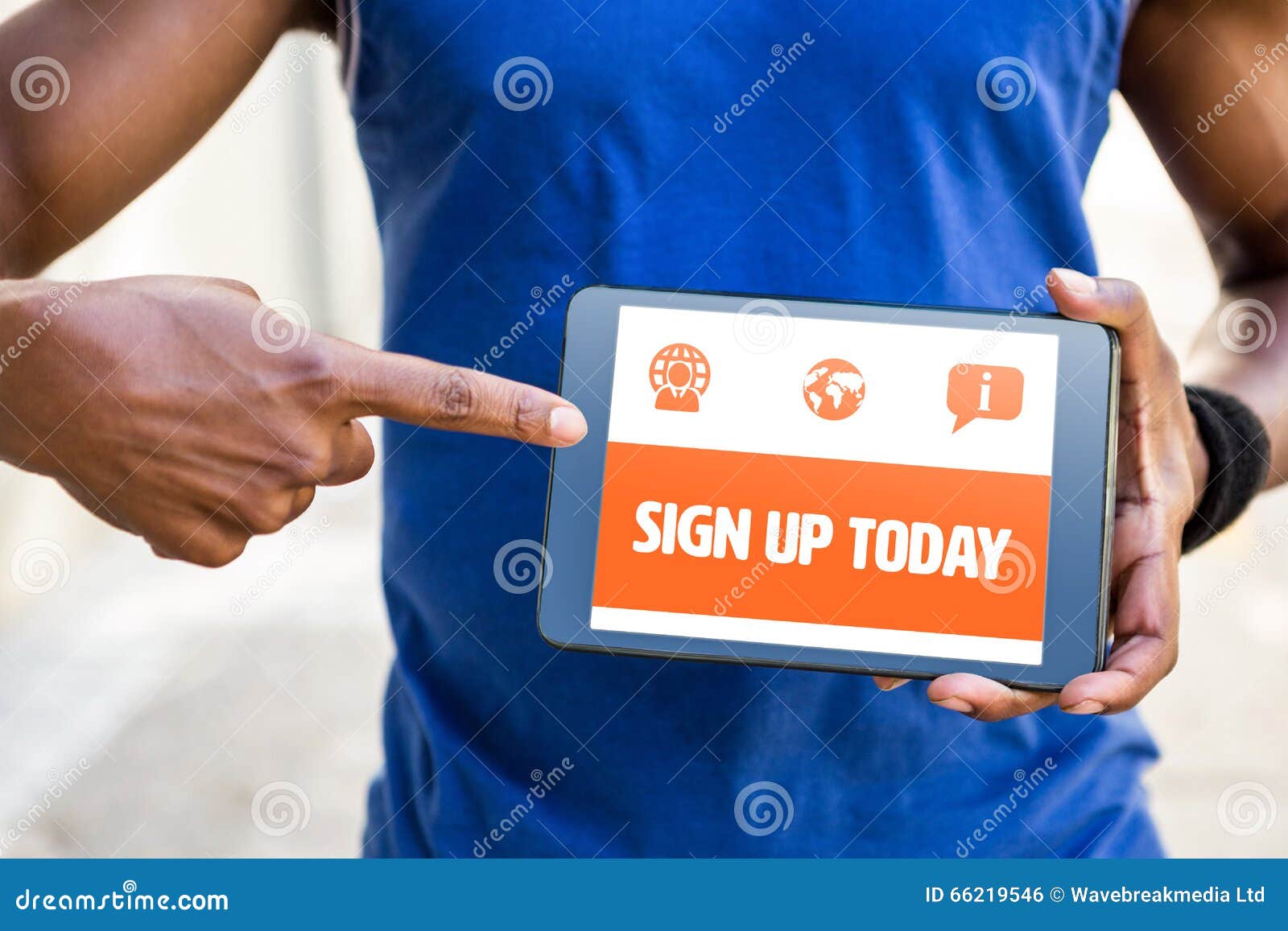 Composite Image of Orange Sign Up Today Stock Photo - Image of copy ...