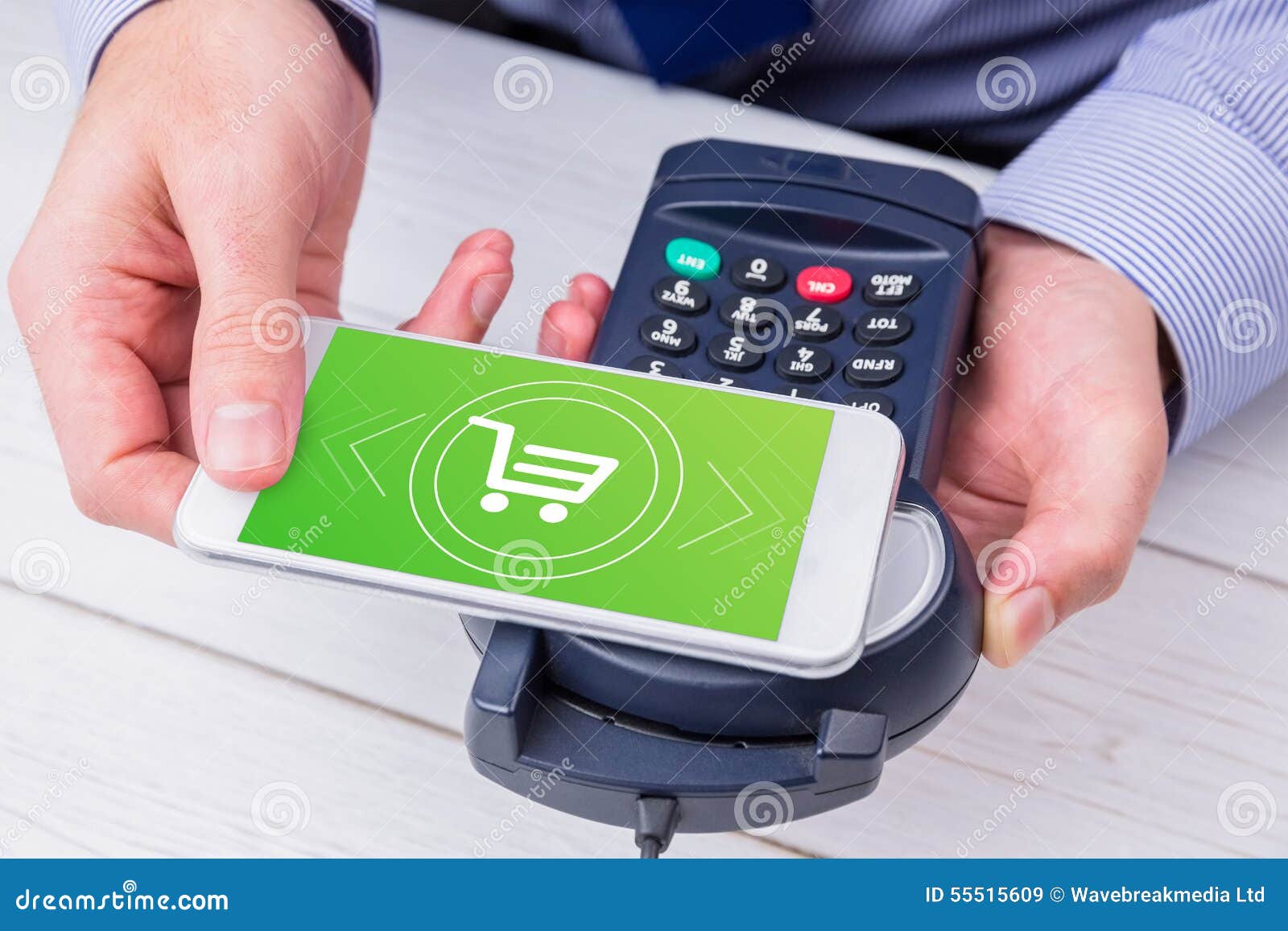 Composite Image of Payment Screen Stock Illustration - Illustration of ...