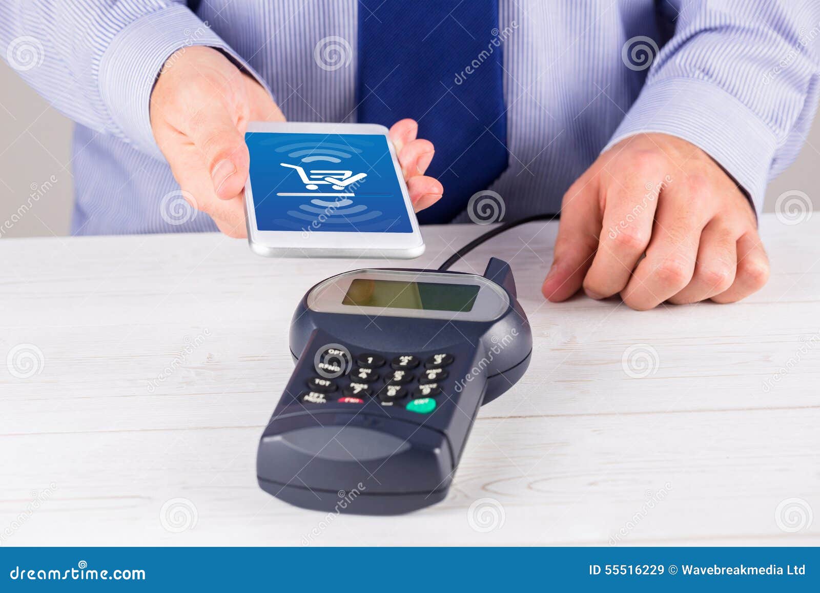 Composite Image of Payment Screen Stock Illustration - Illustration of ...