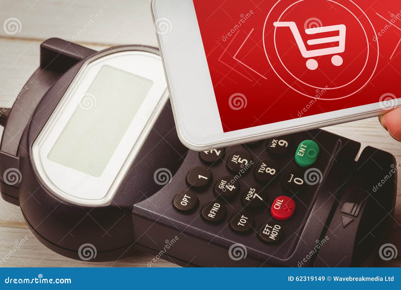 Composite Image of Payment Screen Stock Illustration - Illustration of ...