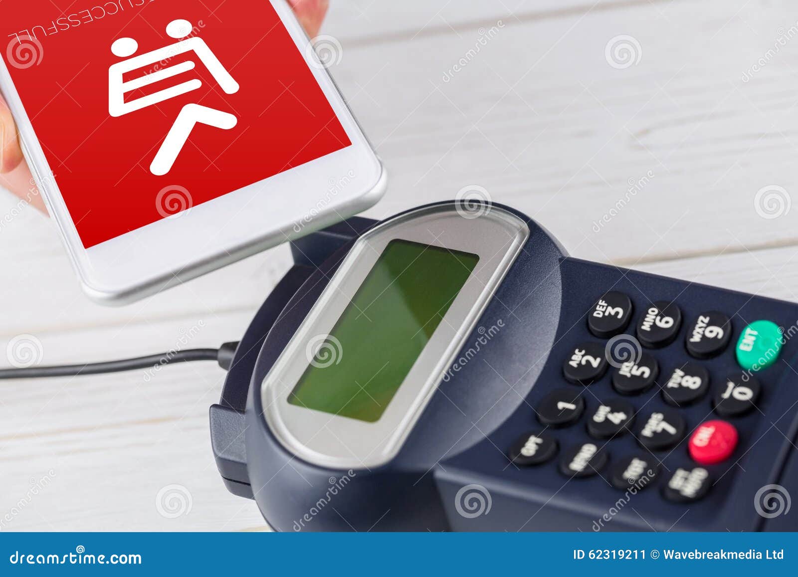 Composite Image of Payment Successful on Screen Stock Illustration ...