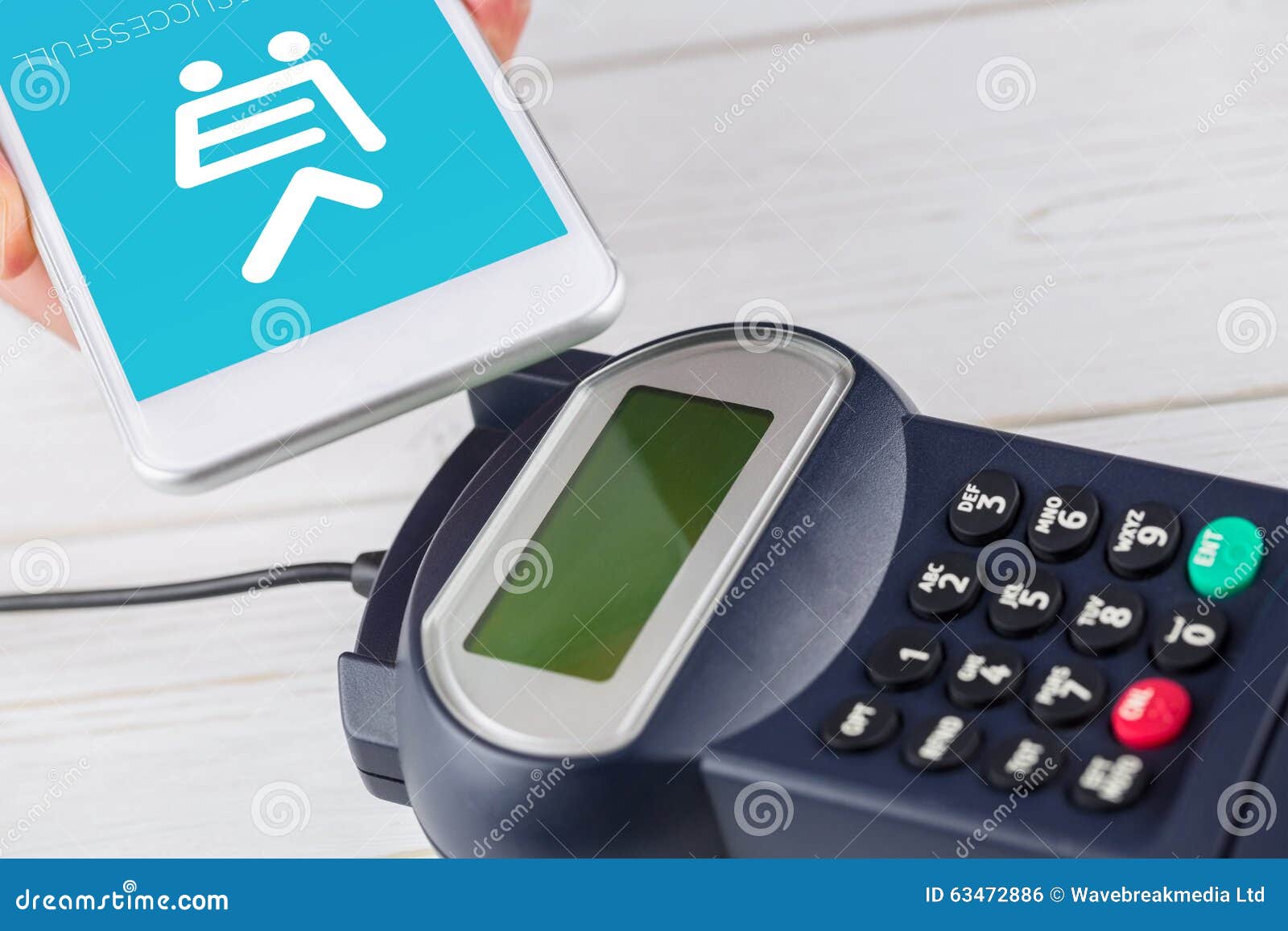 Composite Image of Payment Successful on Screen Stock Illustration ...