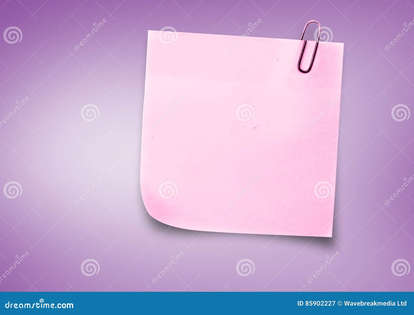 Composite Image of Pink Sticky Note Stock Illustration - Illustration ...