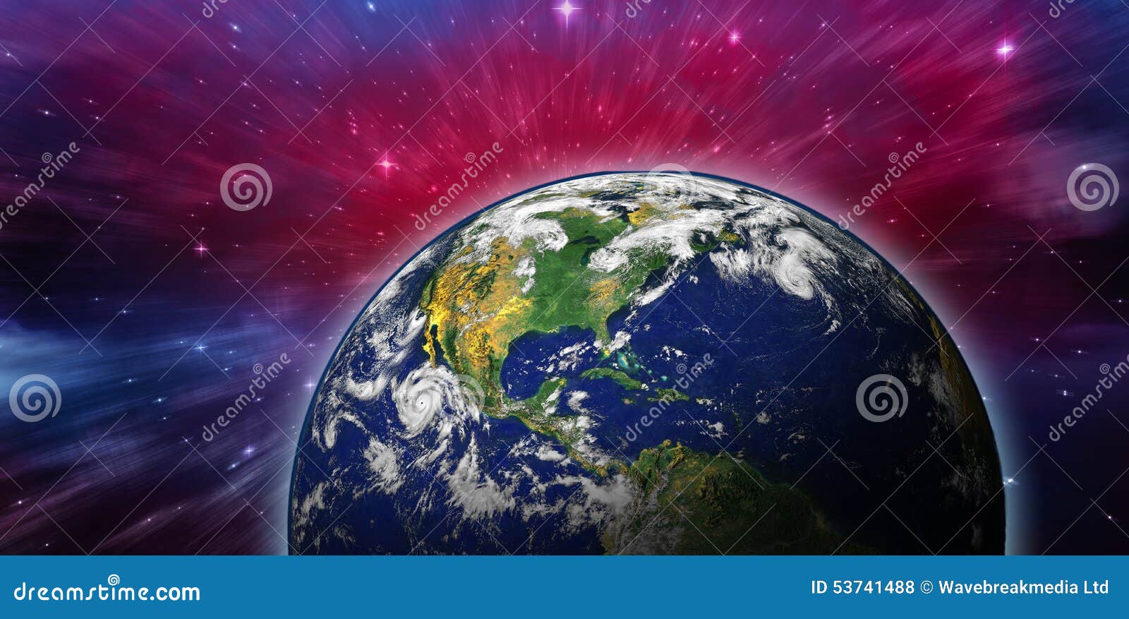 Composite Image of Planet Earth Stock Illustration - Illustration of ...