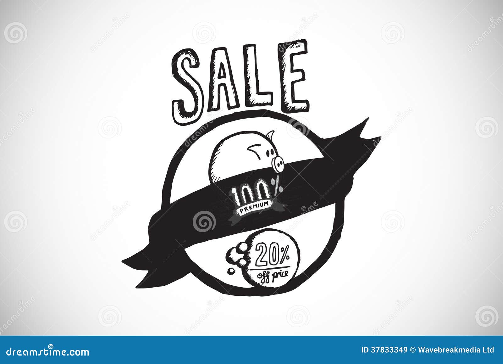 Composite Image of Retail and Sale Doodles Stock Illustration ...