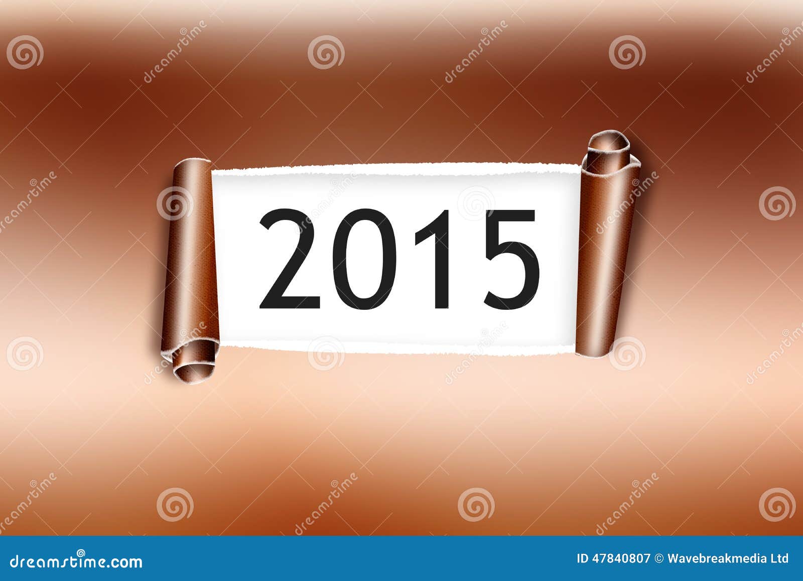 Composite Image of Rip in Gold Paper Stock Illustration - Illustration ...