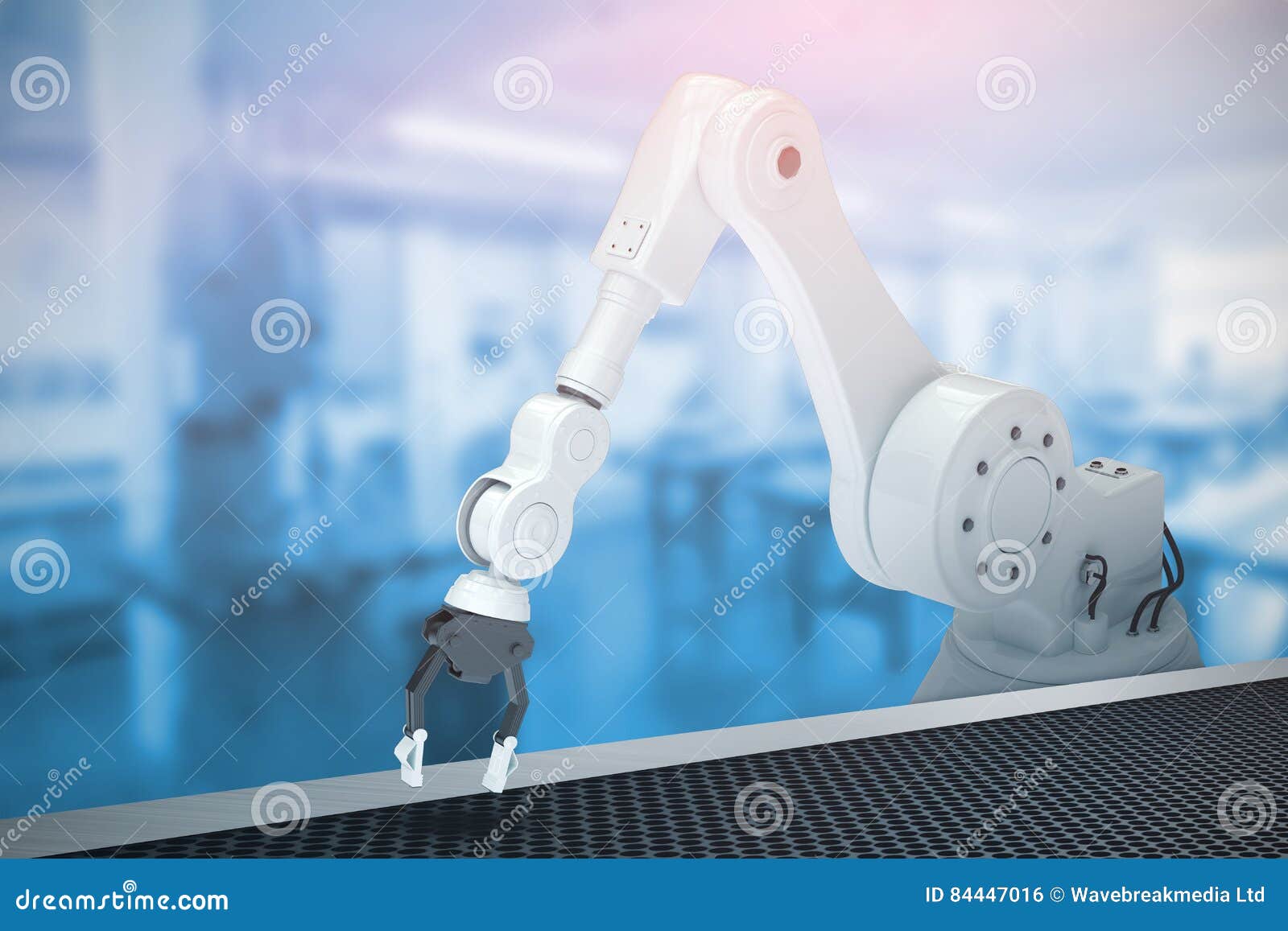 Composite Image of Robotic Arm 3d Stock Illustration - Illustration of ...