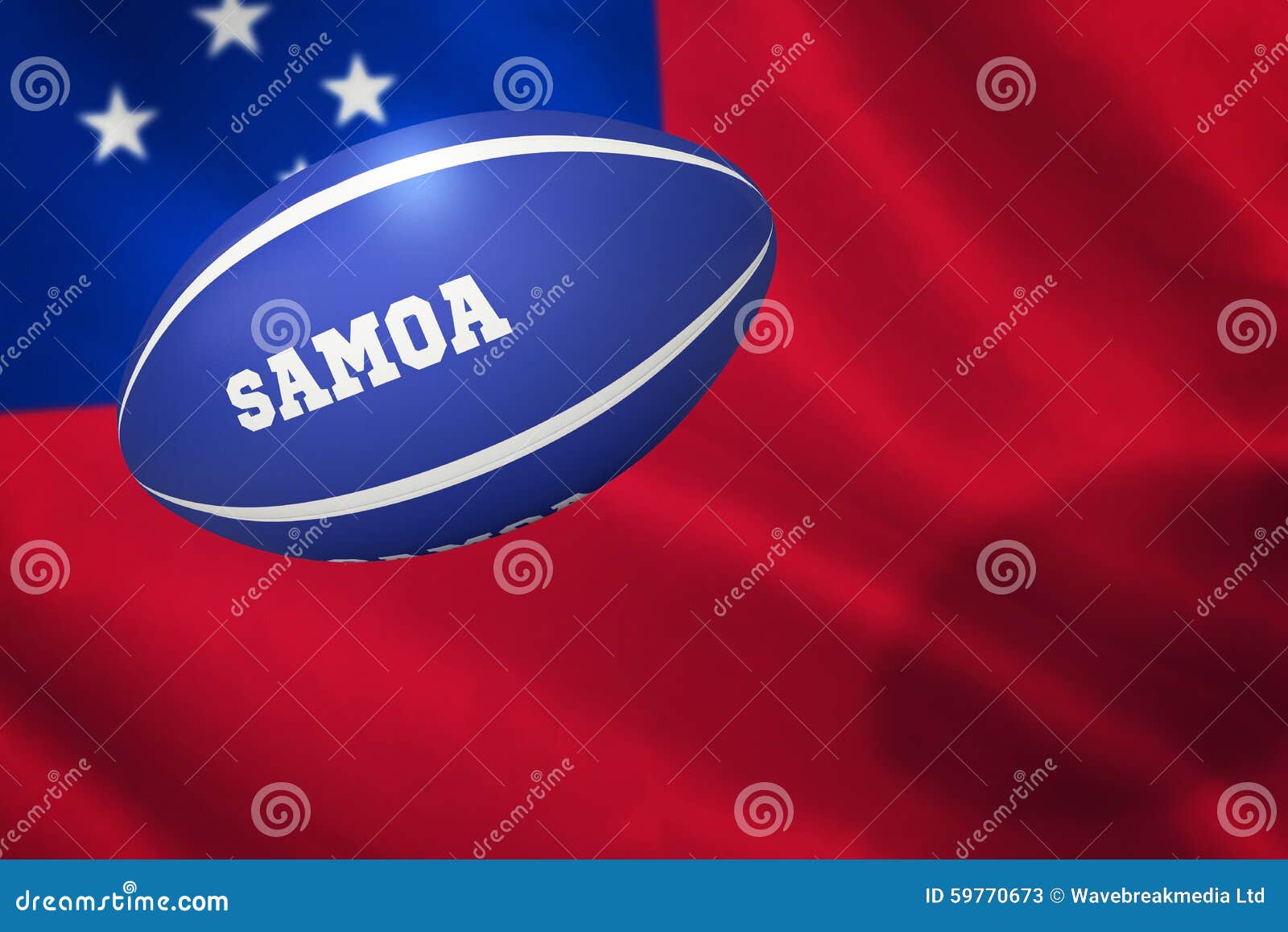 Composite Image of Samoa Rugby Ball Stock Illustration - Illustration ...