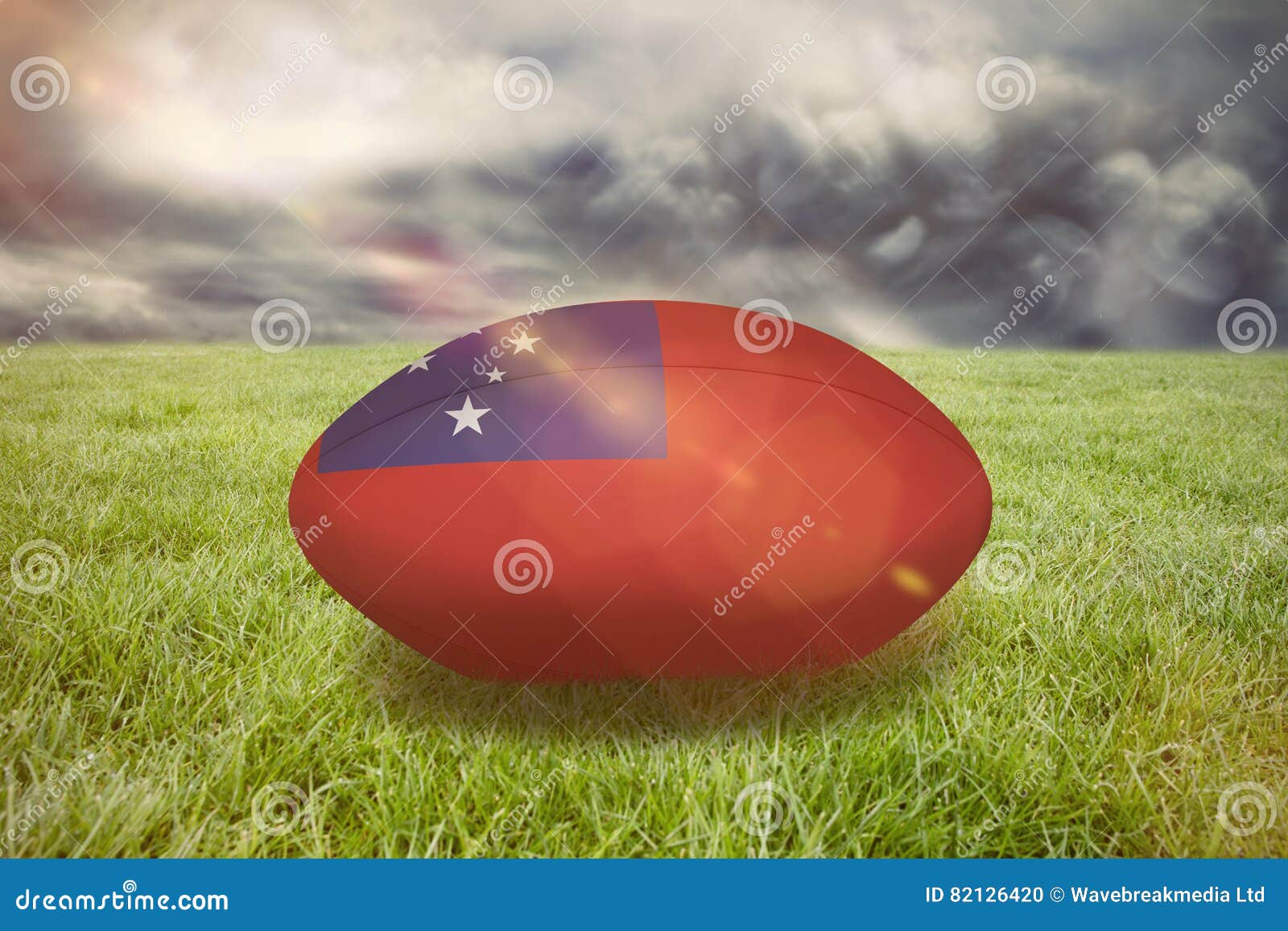 Composite Image of Samoa Rugby Ball Stock Photo - Image of ball ...