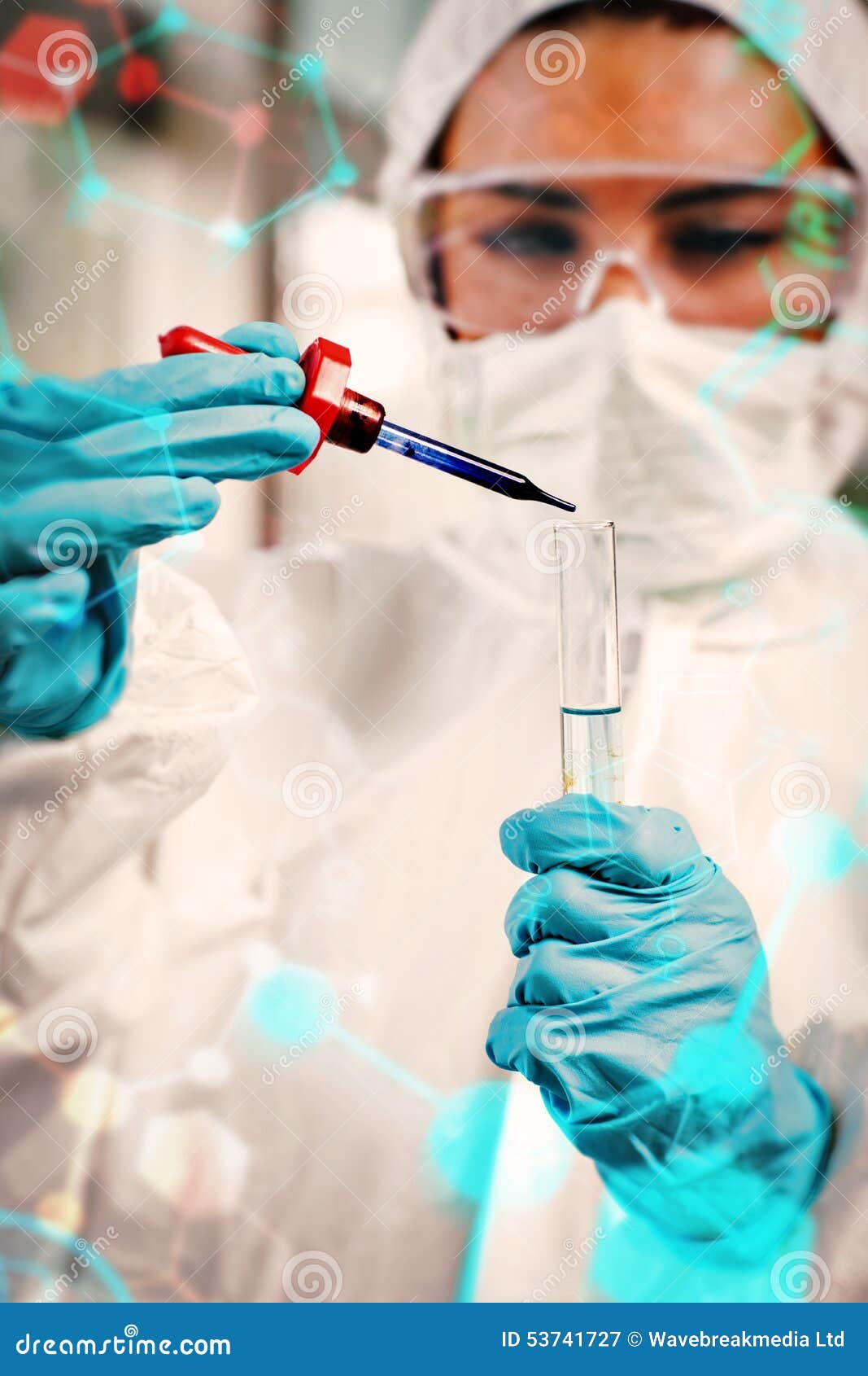 Composite Image of Science Formula Stock Illustration - Illustration of ...