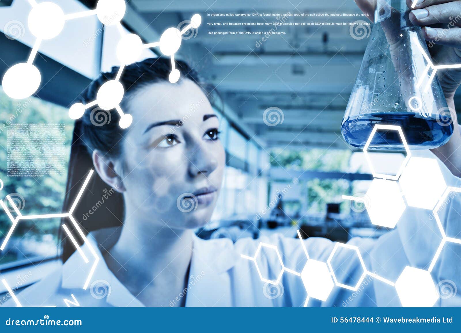 Composite Image of Science Graphic Stock Illustration - Illustration of ...