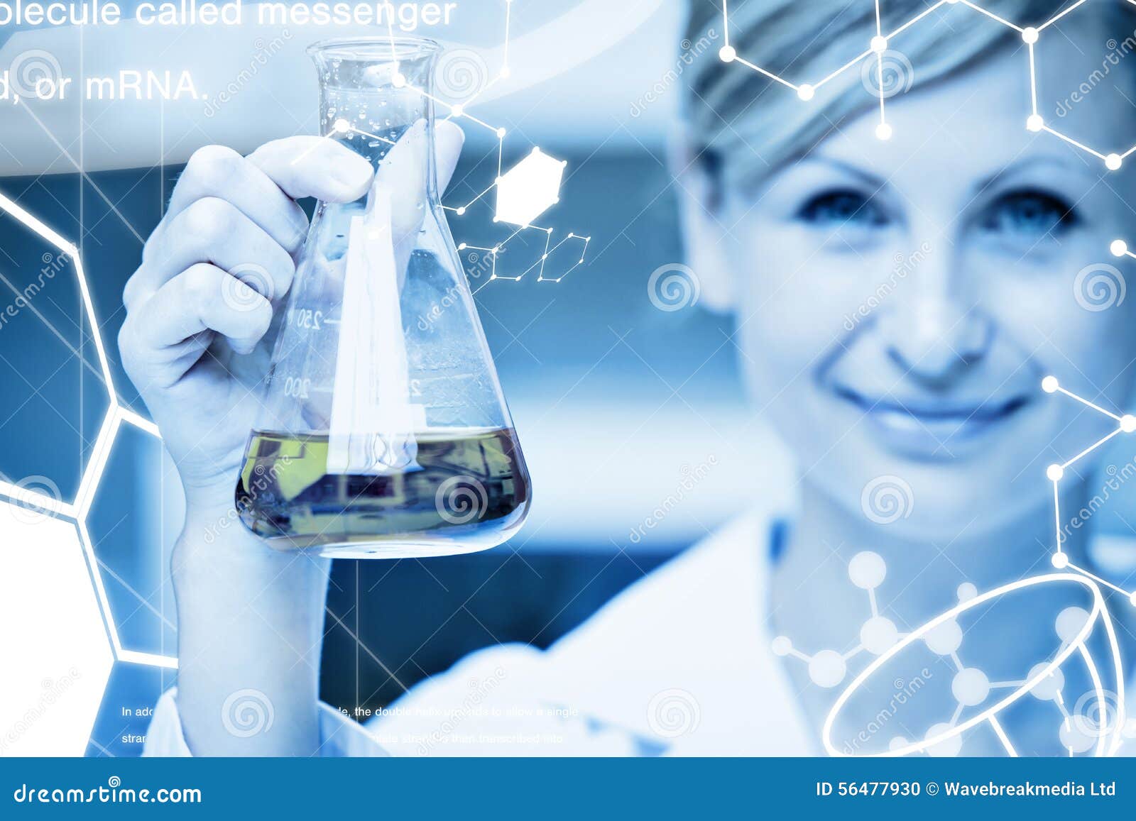 Composite Image of Science Graphic Stock Illustration - Illustration of ...