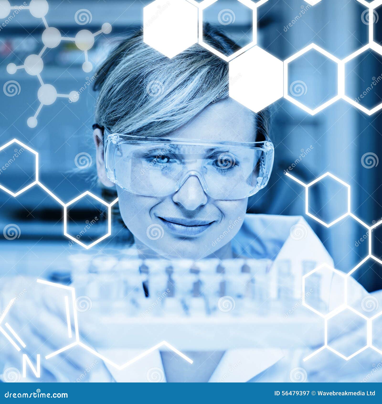 Composite Image of Science Graphic Stock Image - Image of experiment ...