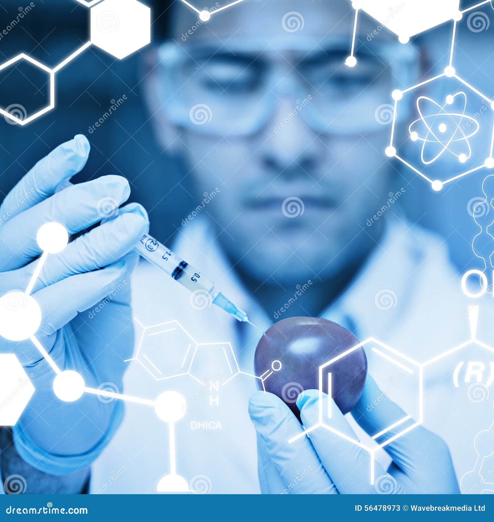 Composite Image of Science Graphic Stock Image - Image of closeup ...