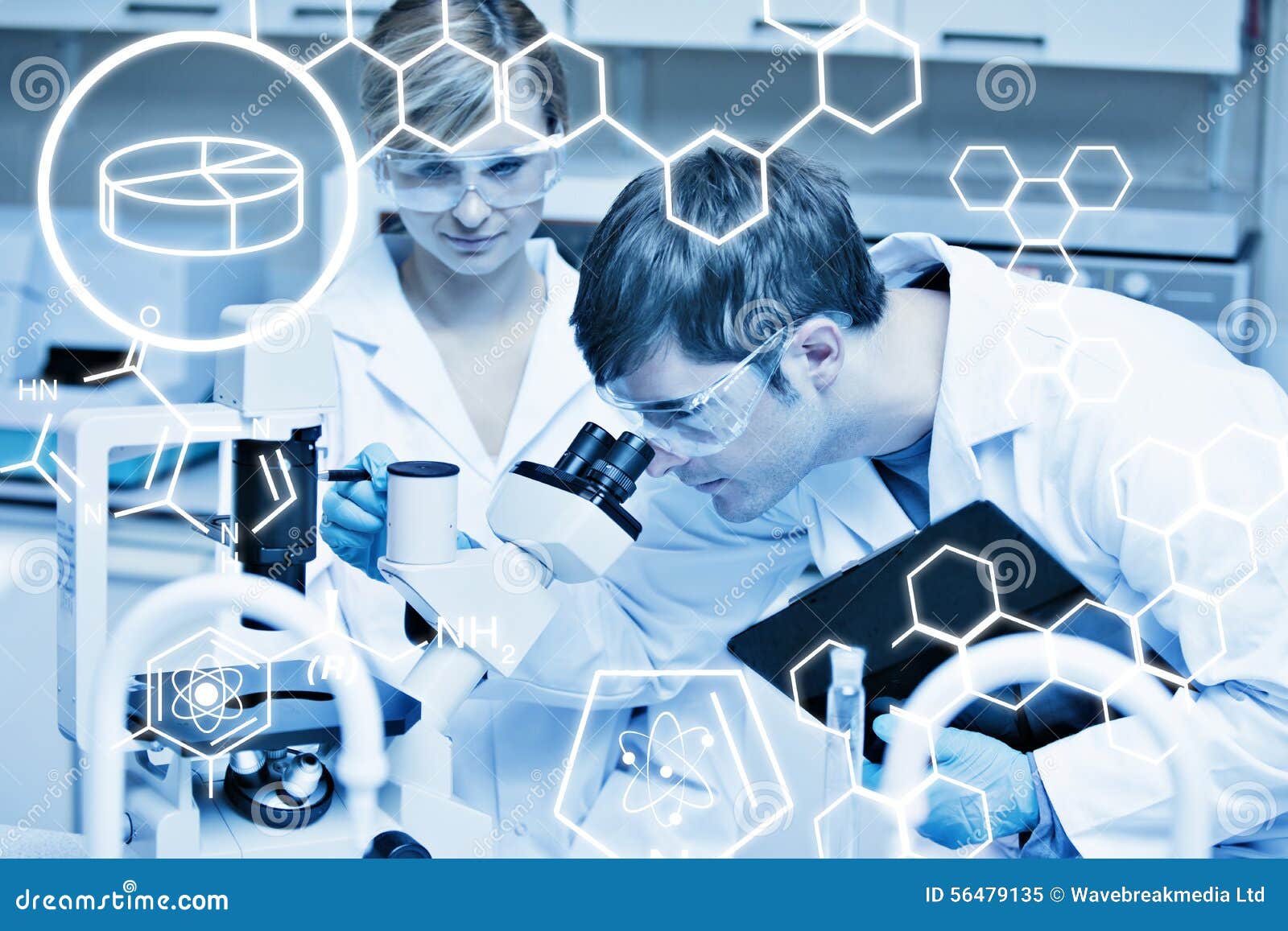 Composite Image of Science Graphic Stock Image - Image of experiment ...