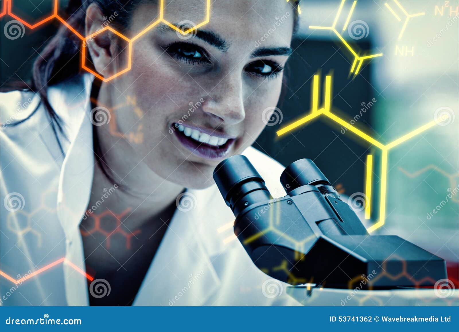 Composite Image of Science and Medical Graphic Stock Illustration ...