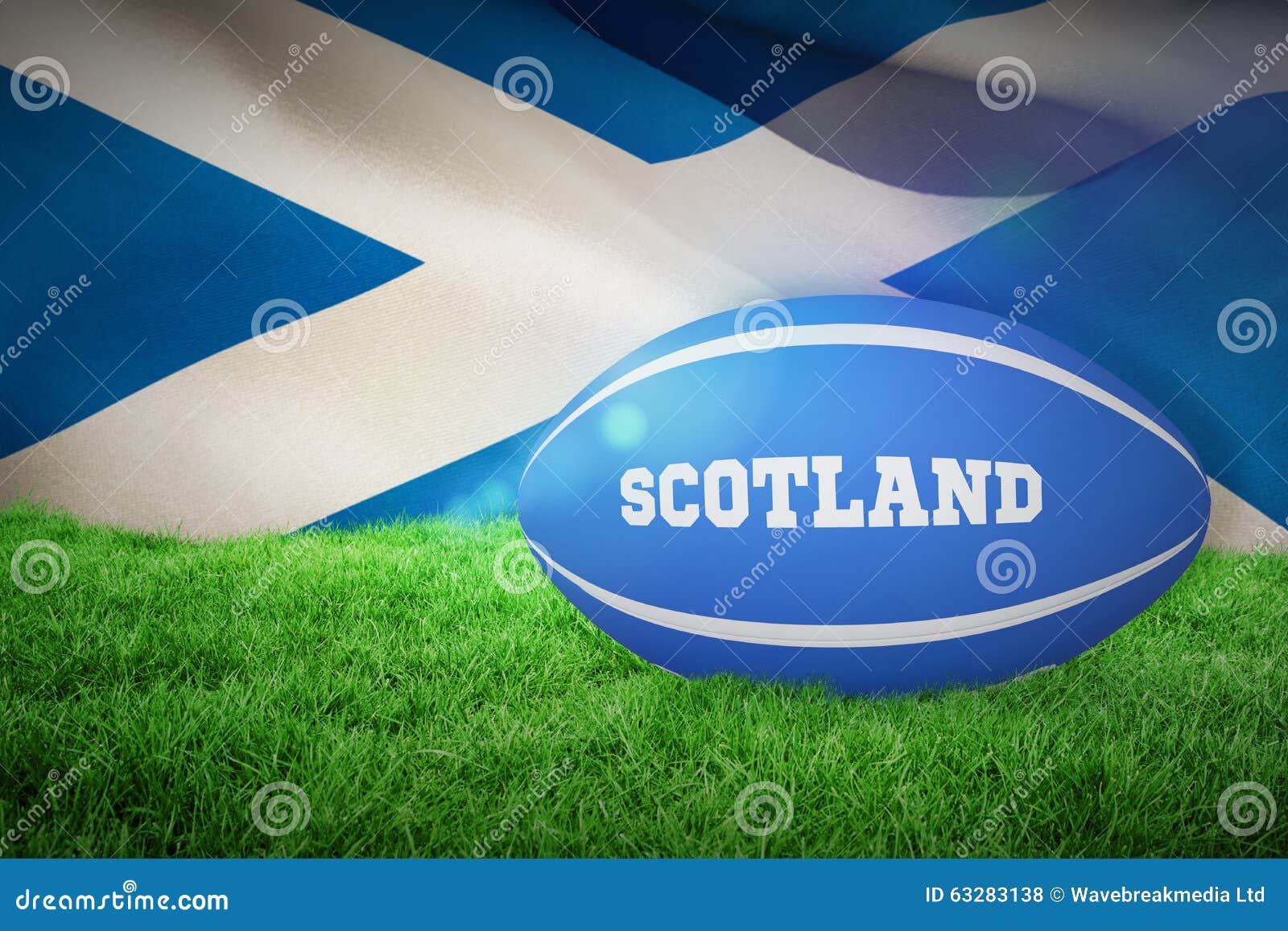 Composite Image of Scotland Rugby Ball Stock Illustration ...