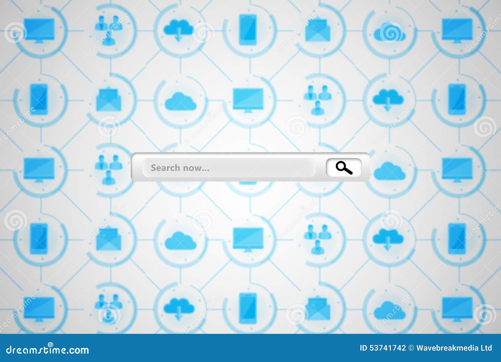 Composite Image of Search Engine Stock Illustration - Illustration of ...