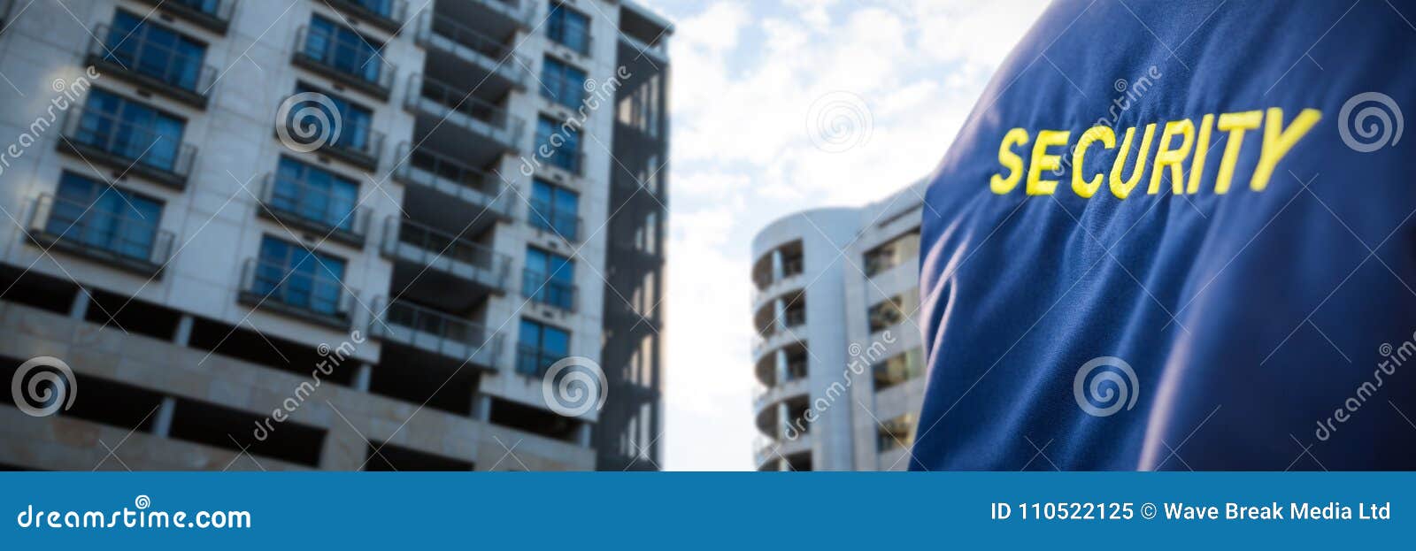 Composite Image of Security Text on Uniform Stock Image - Image of copy ...