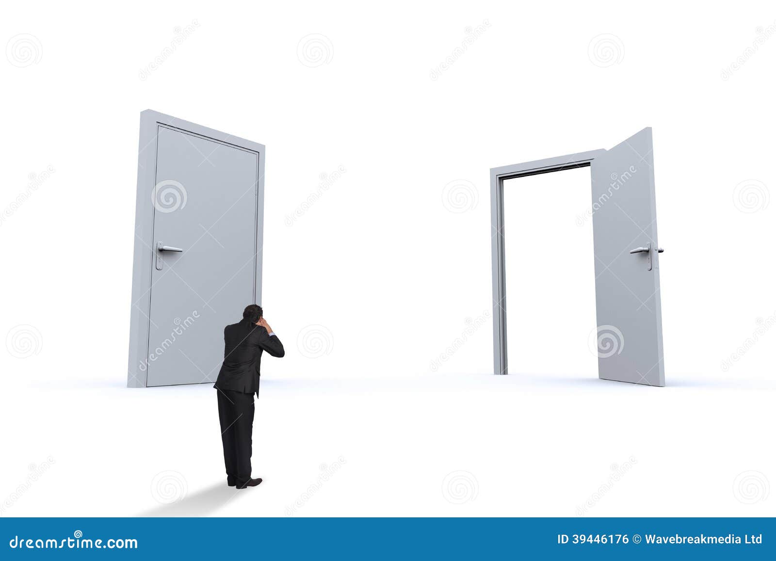 Composite Image of Shouting Businessman Stock Photo - Image of ...